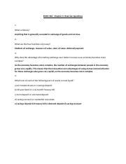 ECON Chapter Exercise Questions Solutions Docx ECON Chapter Exercise