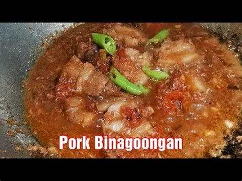 Pork Binagoongan Recipe | Binagoongang Baboy | Panlasang Pinoy | Lutong ...