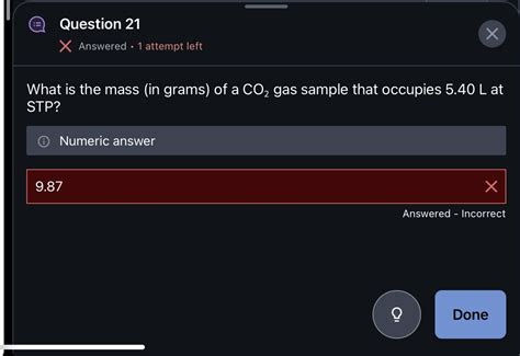 Solved Question 21 X Answered 1 Attempt Left What Is The Chegg Com