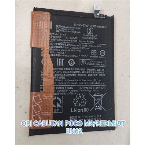 Jual Ori Cabutan Baterai Poco X Mah Shopee Indonesia