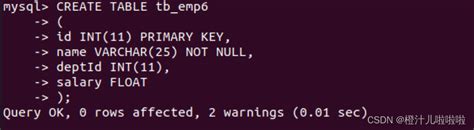 Mysql数据库学习笔记之数据表的基本操作（linux系统）mysql 查看数据表 Csdn博客