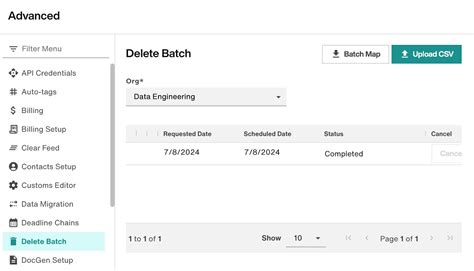 Delete Batch Tool Filevine Help Center