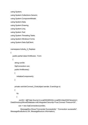 Activity 7 Memo Memo Activity 7 Revision Search Select Scrollbar 1 Create A Suitable