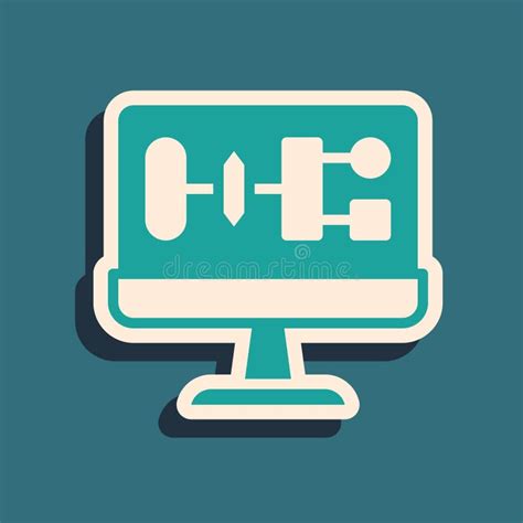 Green Algorithm Icon Isolated On Green Background Algorithm Symbol Design From Artificial