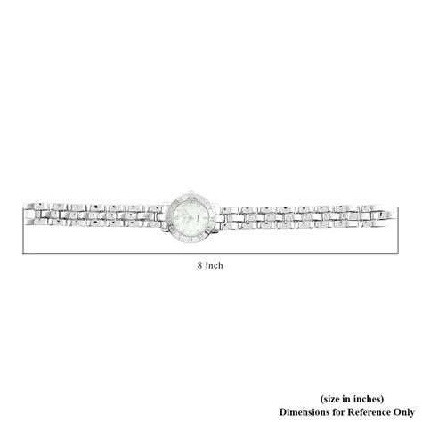 Buy Lucy K Japanese Movement Watch With Faux Mop Dial In Silvertone At