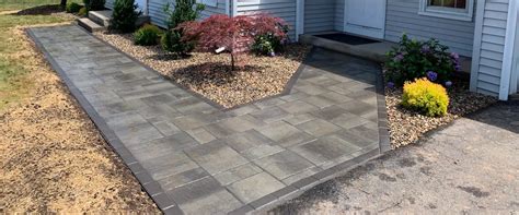 Paver Sidewalk Installation Paver Walkway Design Installation ~ Gogan