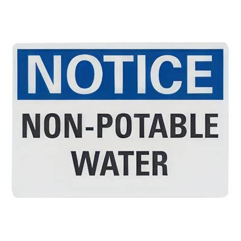 Lavex 14 X 10 Engineer Grade Reflective Adhesive Vinyl Notice Non