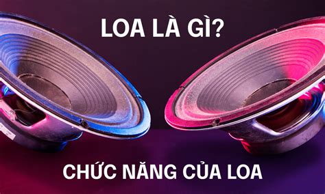 Loa là gì Chức năng của loa