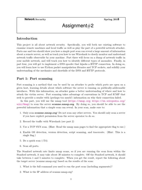 Assignment 2 Pdf Transmission Control Protocol Domain Name System