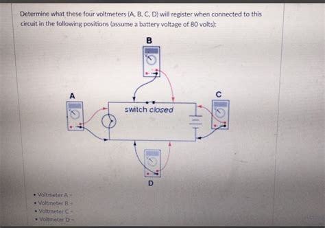 Answered Determine What These Four Voltmeters… Bartleby