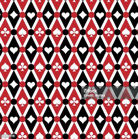 카드 놀이의 패턴이 정장 기하학적 배경입니다 스페이드 하트 클럽 다이아몬드 블랙잭에 대한 스톡 벡터 아트 및 기타 이미지 블랙잭 패턴 카드 여가활동 게임 Istock