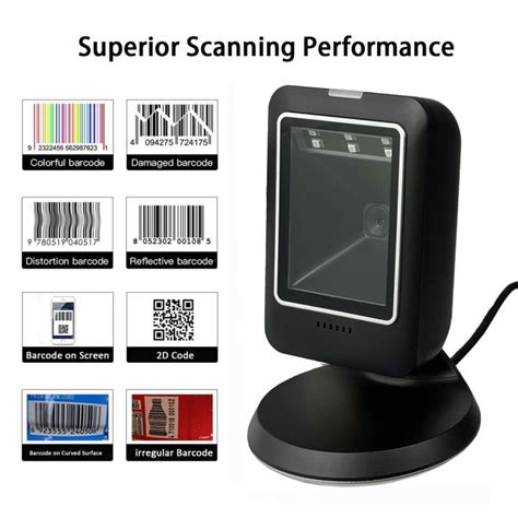 barcode scanner 2d all round desktop automatic sensing data matrix