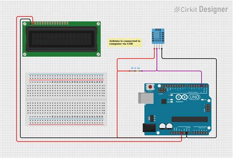 Arduino Uno Based Temperature And Humidity Monitoring With Lcd Display