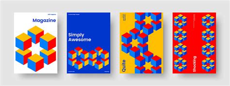 격리된 브로셔 템플릿입니다 현대 전단지 레이아웃 기하학적 책 표지 디자인입니다 보고서 배경 기치 비즈니스 프레젠테이션 포스터 전단 팸플릿 일지 뉴스 레터 잡지 전단지 0명에