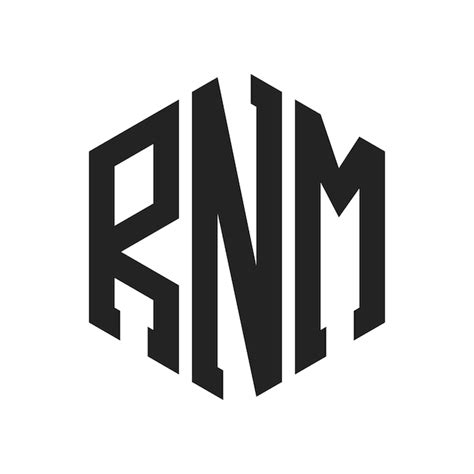 Premium Vector Rnm Logo Design Initial Letter Rnm Monogram Logo Using