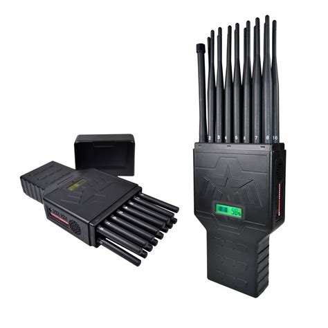 Signal Blocker 16 Band Dual Antenna Handheld Wi Fi Mobile Location Lojack Gps 3g 4g 5g Signal