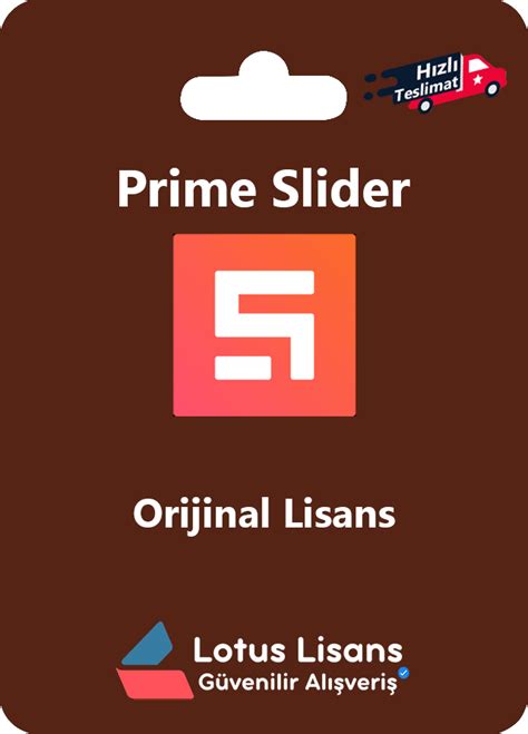 Prime Slider Pro Orijinal Wordpress Eklentisi Lotus Lisans