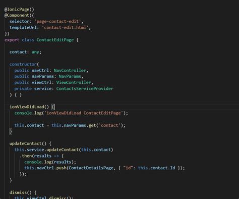 Salesforce Mobile Sdk And Ionic Edit Contact Part Ii