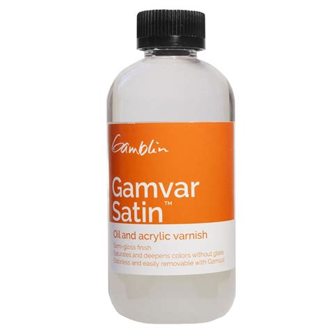 Gamblin Artists Colors Gamvar Satin Varnish 85oz Jerrys Artarama