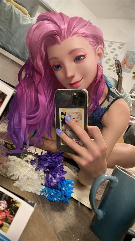 Seraphine Lol Selfie 4k 52783 Wallpaper Iphone Phone