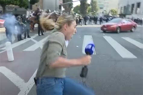 Australian Journalist Lauren Tomasi Shot With Rubber Bullet While