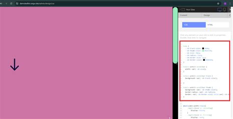 how to add a custom scrollbar in cargo site cargo site tutorials