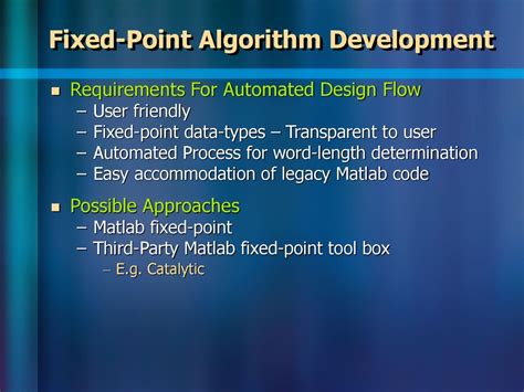 Matlab As A Development Environment For Fpga Design Ppt Download