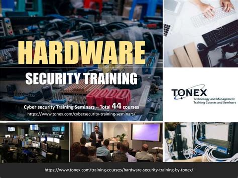 Hardware Security Training By Tonex Ppt