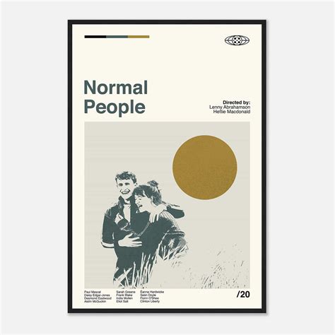 Normal People Poster Normal People Print Custom Poster Citiesbox