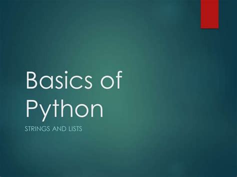 Ppt Notes Python Language Operators And Data Ppt