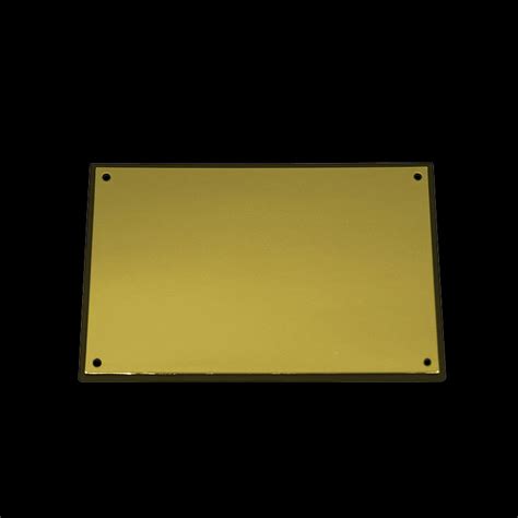 Black Edged Breast Plate Plastic Clarke And Strong