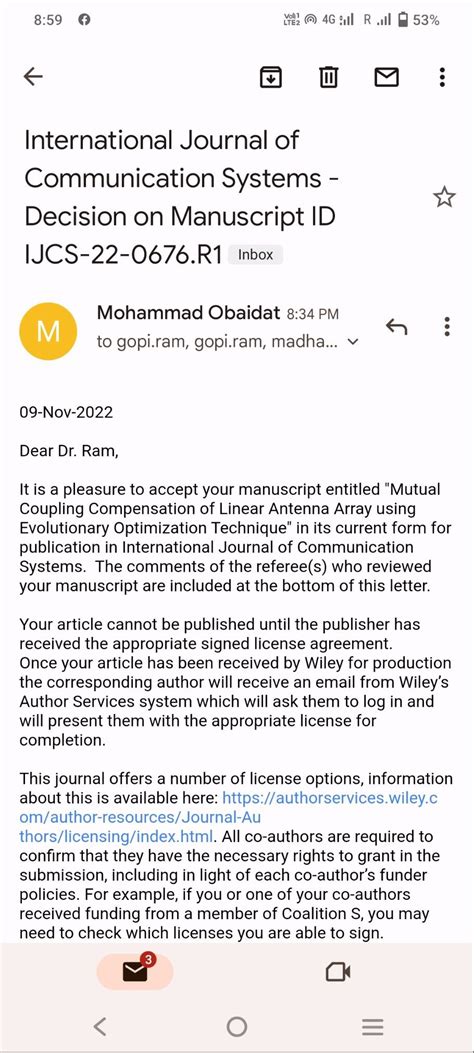 I Am Extremely Delighted To Share That Our Recent Sci Journal Paper Is