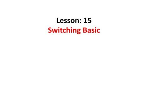Lab Practice 1 Configuring Basic Routing And Switching With Answer Doc Computer Networking