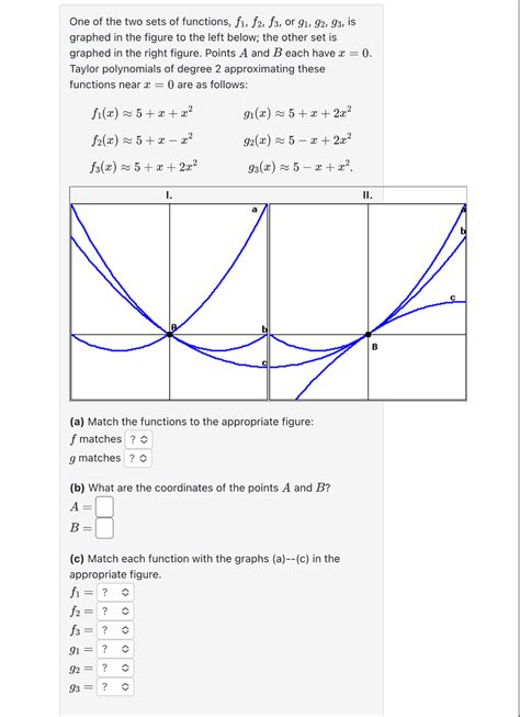 Solved One Of The Two Sets Of Functions F1 F2 F3 Or
