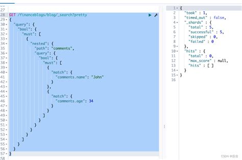 6elk之elasticsearch嵌套nested类型elasticsearch Nested Csdn博客