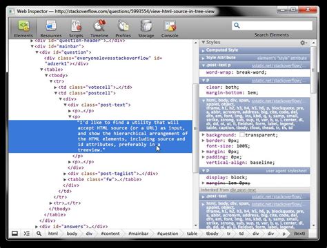 Treeview View HTML Source In Tree View Stack Overflow