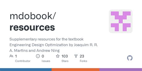 Github Mdobook Resources Supplementary Resources For The Textbook