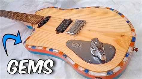 We Built A Guitar With Gemstones Part 1 Youtube
