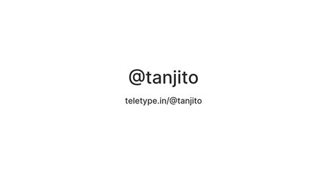 Tanjito — Teletype