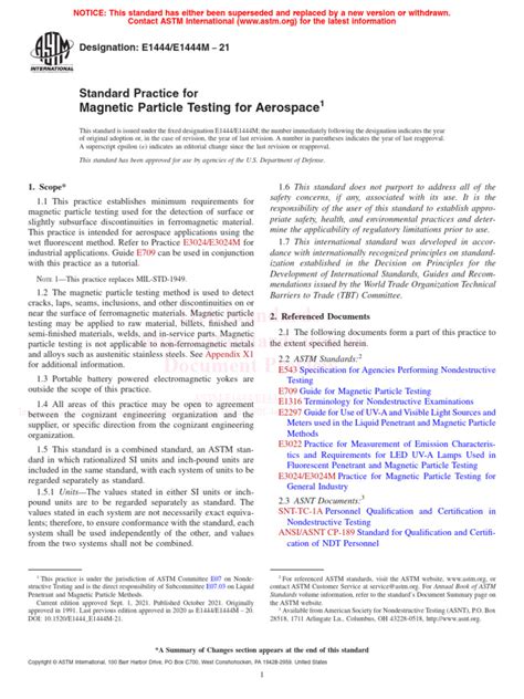Astm E1444 E1444m 21 Pdf Nondestructive Testing Inductor
