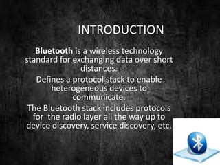 Bluetooth Power Point Presentation PPTX