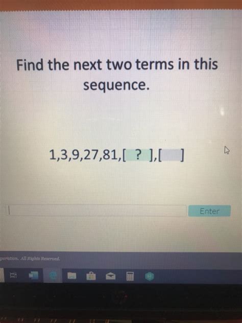 Solved Find The Next Two Terms In This Sequence Chegg Com
