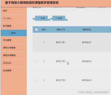 微信小程序 springboot高校课堂教学管理系统 java 高校课堂管理微信小程序的功能结构 csdn博客
