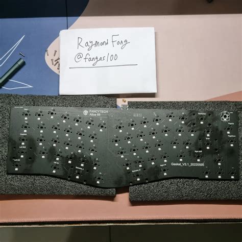 FANCYALICE Alice Custom Mechanical Hotswap Keyboard Barebones Kit