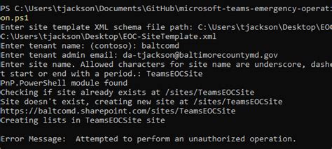 Deployment Script Fails · Issue 149 · Officedevmicrosoft Teams