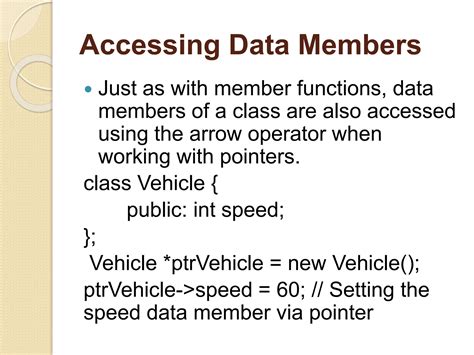 C Class Object Pointer In C Programming Language PPT