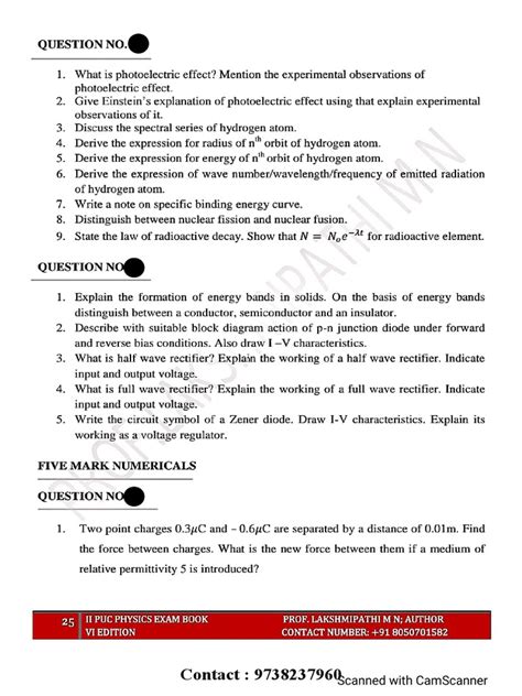 12th Physics Numerical Problems Pdf
