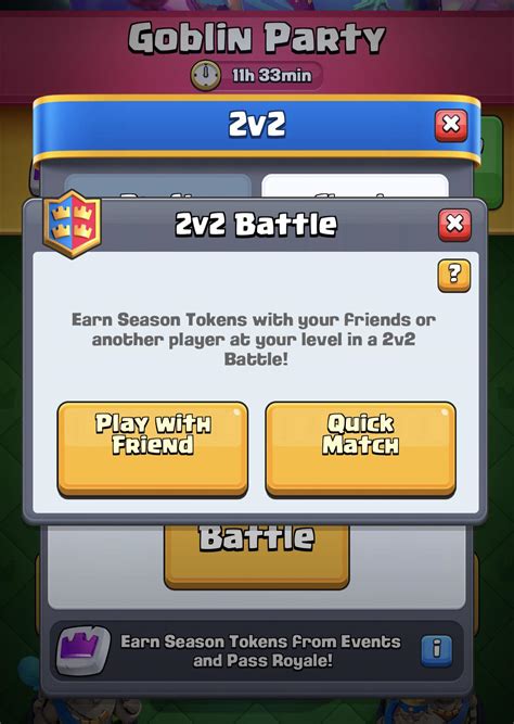 Literally Unplayable The Text On 2v2 Buttons Is Not Vertically Centered Rclashroyale