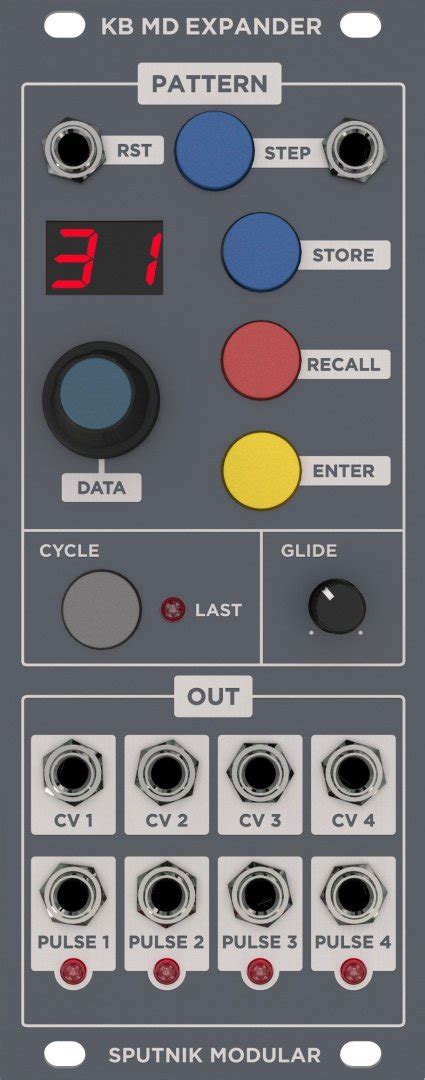 Sputnik Modular Kb Md Expander Eurorack Module On Modulargrid