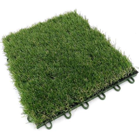 Supply 20 Mm Interlocking Artificial Grass Tile Manufacturers And